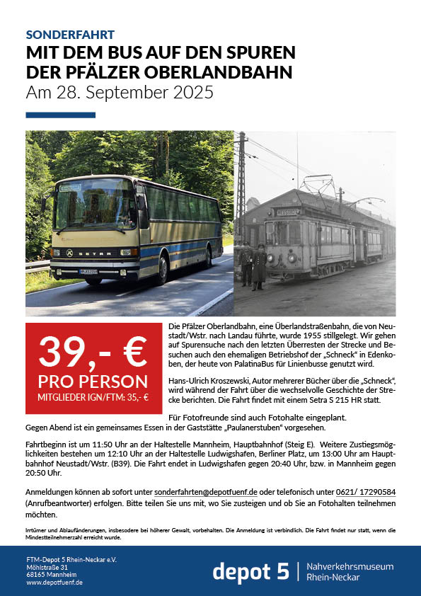 Drehscheibe Online Foren :: 0201 - Bus-Forum :: Sonderfahrt - Mit dem ...